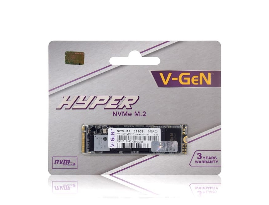 V-GeN SSD 128GB NVMe M.2 Hyper Gen3X4