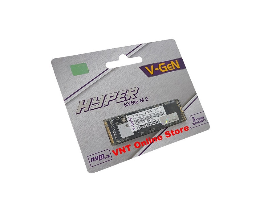 V-GeN SSD 512GB NVMe M.2 Hyper Gen3X4